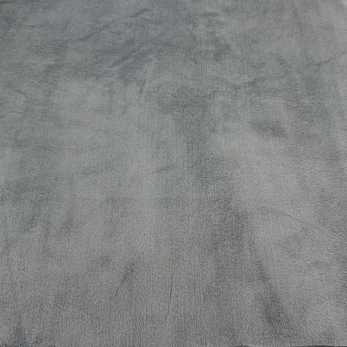 Grey (HF) Minky Cuddle Solid Fabric | Howl Fabric