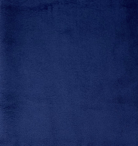 Midnight Blue Minky Cuddle Solid Fabric | Howl Fabric