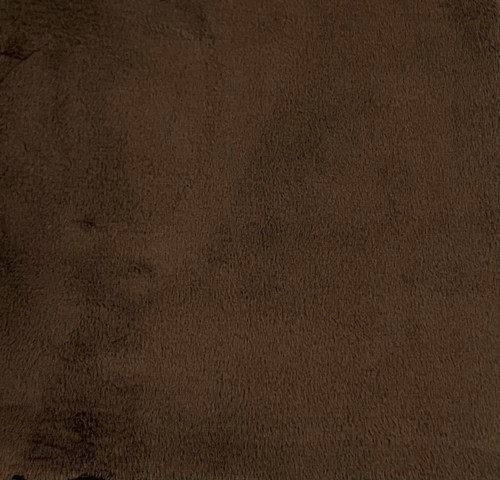 Brown Minky Cuddle Solid Fabric | Howl Fabric