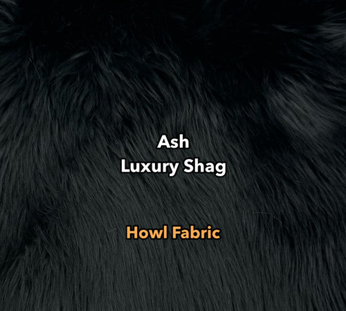 Ash Gray Luxury Shag Faux Fur | Howl Fabric