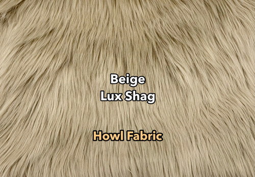 Beige Luxury Shag Faux Fur | Howl Fabric