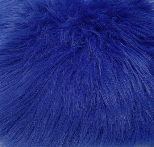 Royal Blue Luxury Shag Faux Fur | Howl Fabric