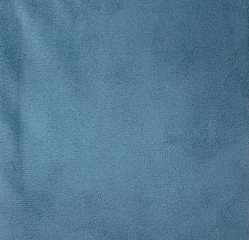 French Blue Minky Cuddle Solid Fabric | Howl Fabric