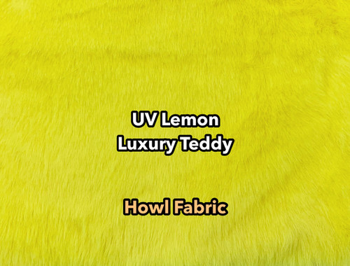 UV Lemon Luxury Teddy Faux Fur | Howl Fabric