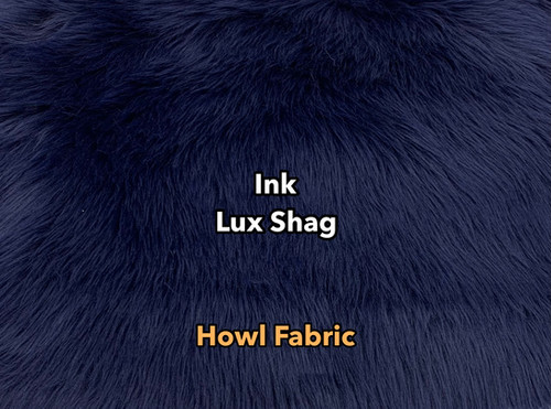 Ink Luxury Shag Faux Fur Fabric | Howl Fabric