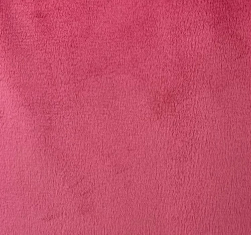 Shocking Pink (HF) Minky Cuddle Solid Fabric | Howl Fabric