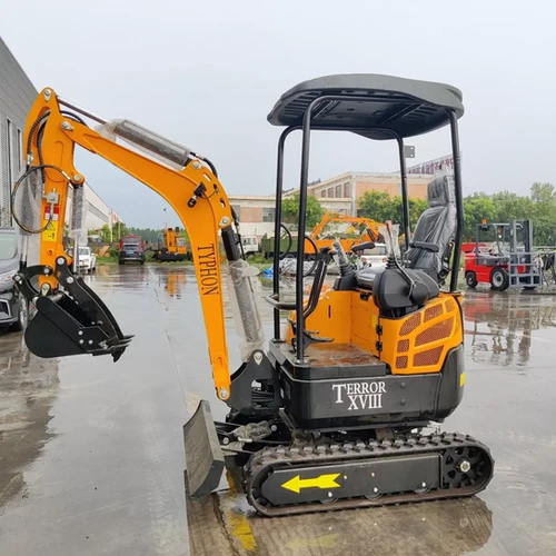 4,000 lbs Terror XVIII Mini Excavator, EPA Certified KUBOTA D902 Diesel ...