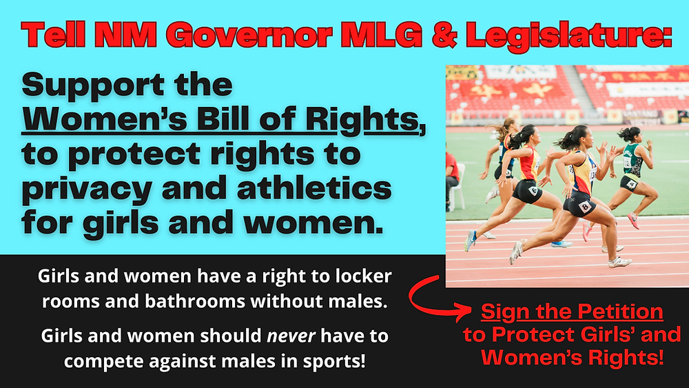 NEW: HELP SUPPORT Women's Rights to Sports Without Trans Athletes