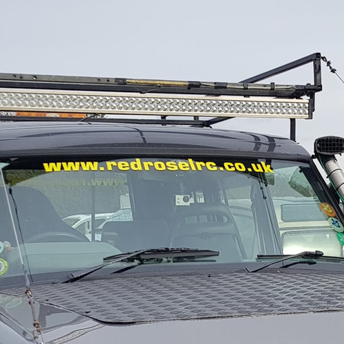 Website Windscreen Sticker | Red Rose Land Rover