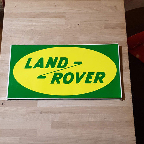 Land Rover Logo Sticker | Red Rose Land Rover