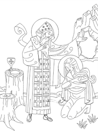 saint demetrios coloring page