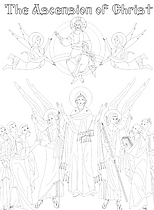 saint demetrios coloring page