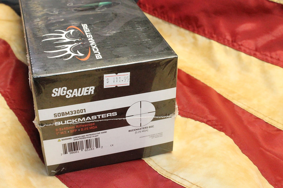 Sig Sauer Buckmasters 3-9x40 1" tube | RFC