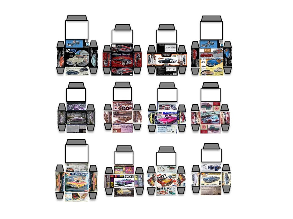 Photo Media 1/24, 1/25 Mini Model Kit Boxes | showcasehobbies