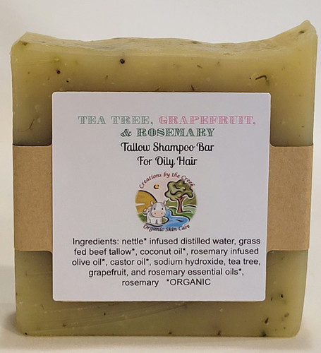 Oily Hair Tallow Shampoo Bar | CreationsByTheCreek