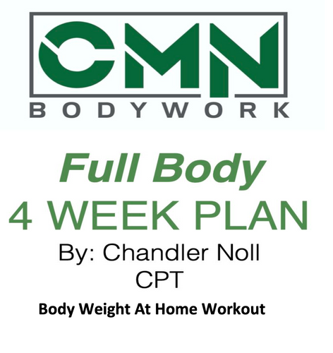 Uncoached Full Body 4 Week Plan - NO Equipment | CMN Bodywork