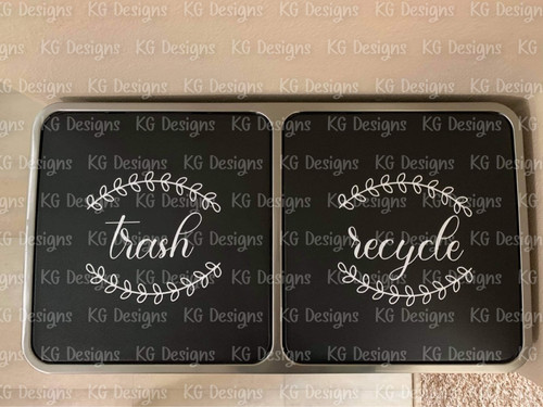 Trash & Recycle Labels | KG Designs