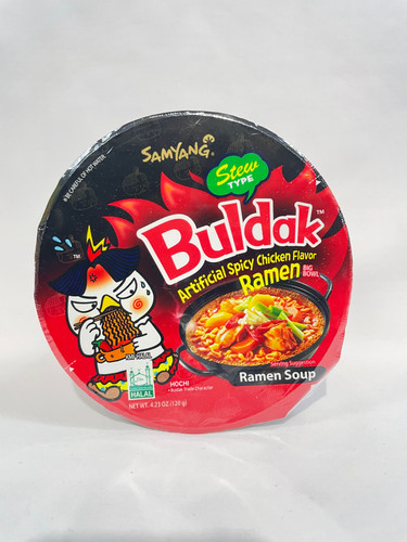 SamYang Buldak, Stew Type Spicy Chicken Flavor Stirfried Ramen Big Bowl ...