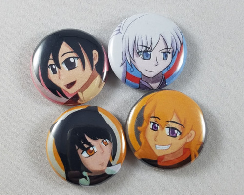 RWBY Buttons/Magnet Set | seiartsu