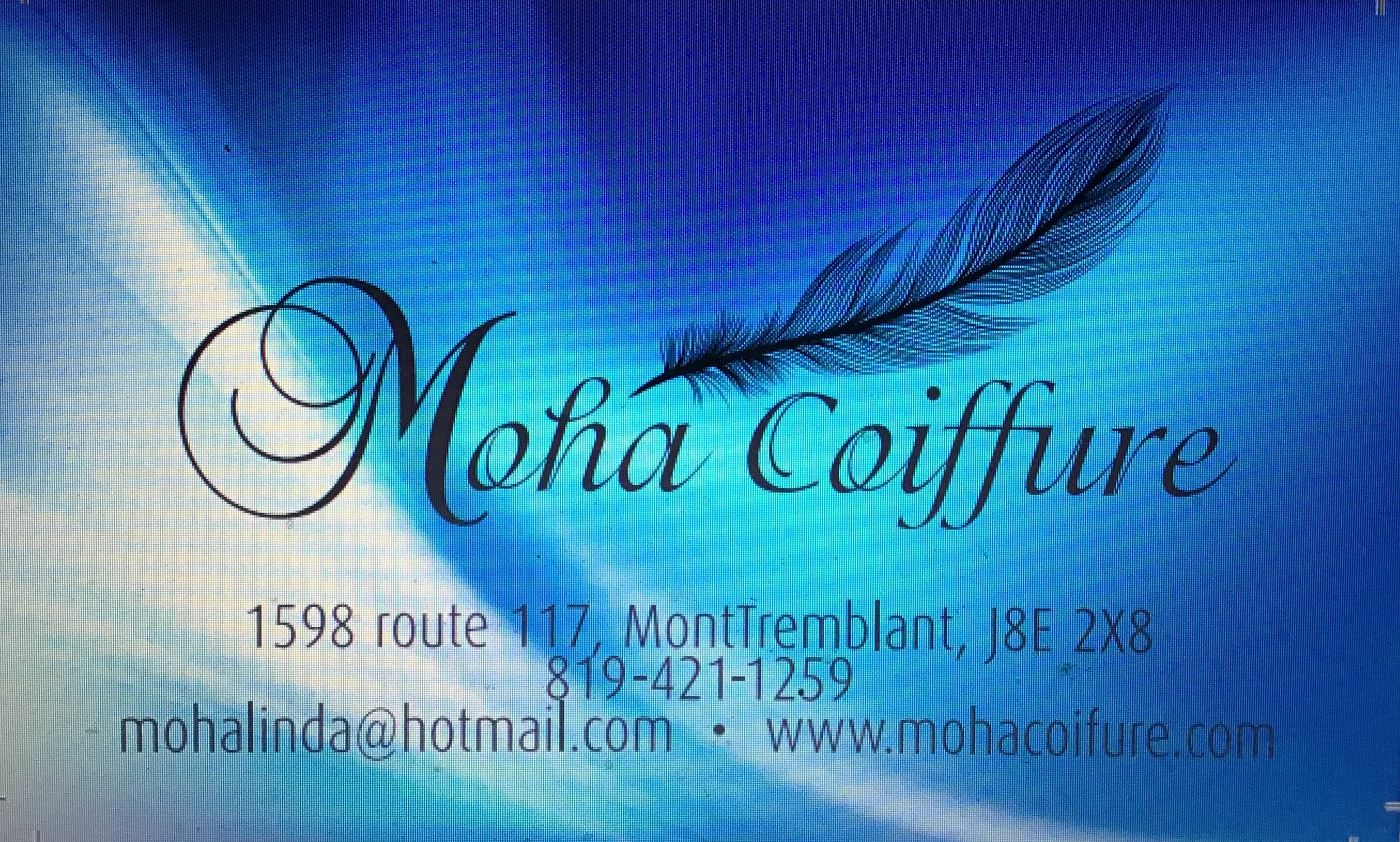 Moha Coiffure | styliste | Québec Mont-Tremblant Canada