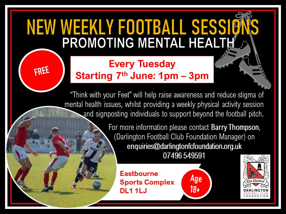 Free Mental Health Football Sessions