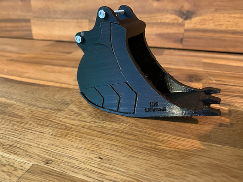 Trench Bucket (with Teeth) - Perfect RC Trenching Bucket. | Heritage RC