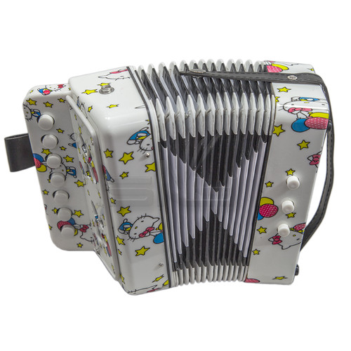 SKY Accordion Hello Kitty 7 Button 2 Bass Kid Music Instrument *Great ...