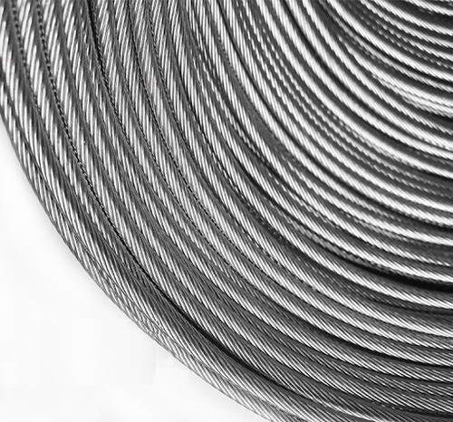 SS316L Grade 3mm OD Wire Rope Nylon coated | Nitin Steel