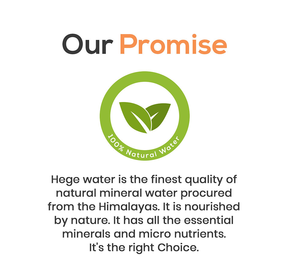 Natural Mineral Water from Himalayas | Natural Hege