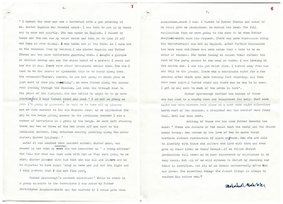 Remembering the Musami Martyrs