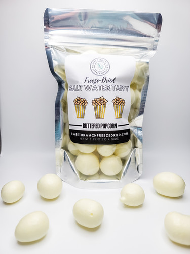 Freeze Dried Taffy - Buttered Popcorn | Sweet Branch F.D.