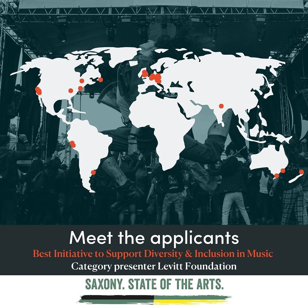 Music Cities Awards applicants:"Best Initiative to Support Diversity ...