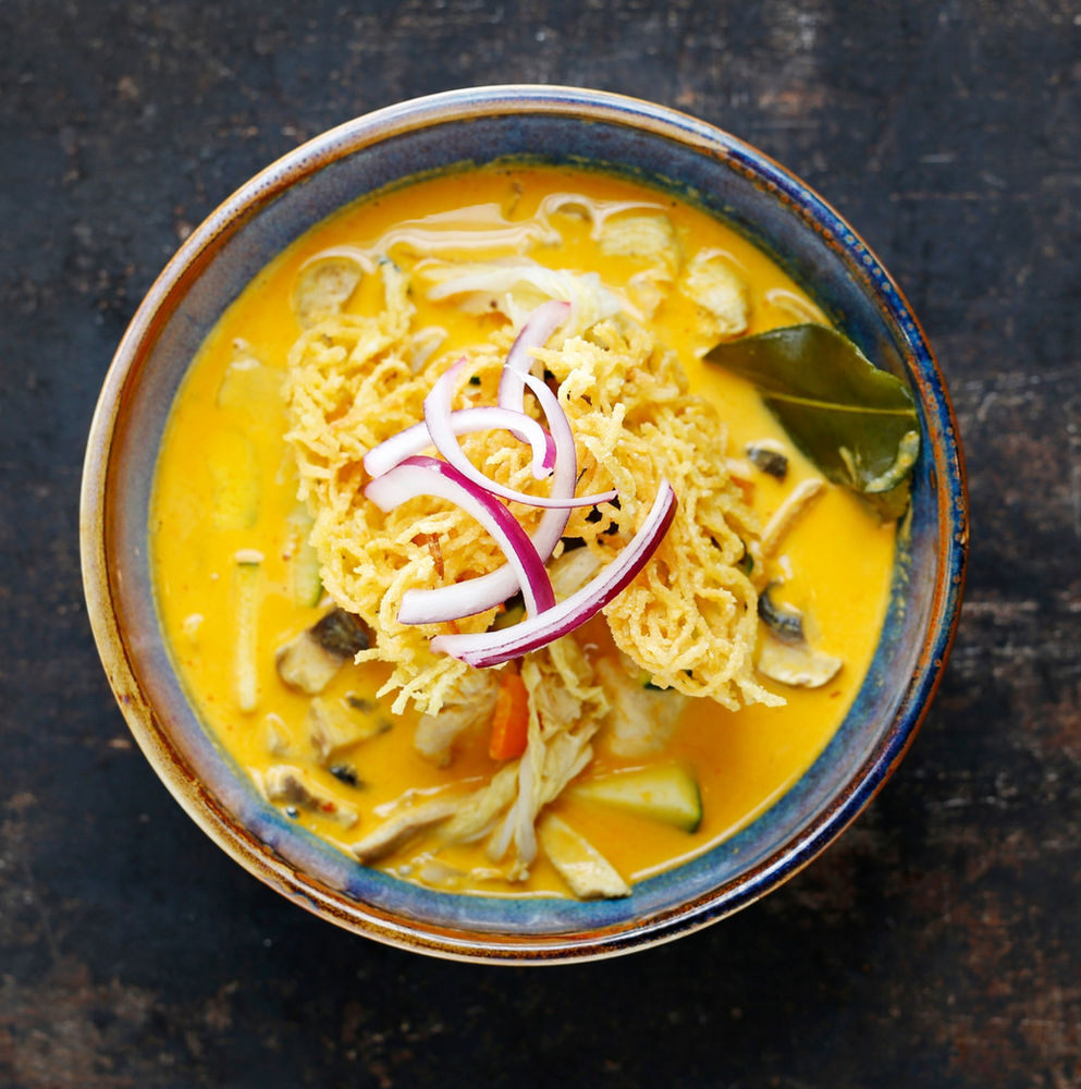 Kario sriuba su traškiomis daržovėmis ir čederiu (Receptas) VMGonline