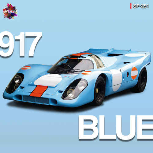 917 Blue | splash paints