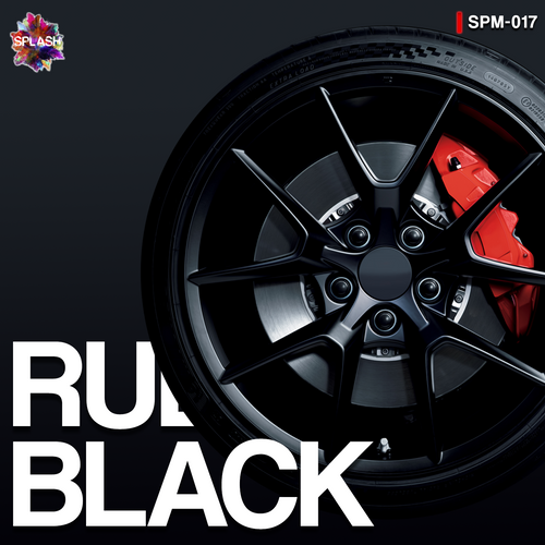 Rubber Black | splash paints