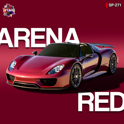 Arena Red Metallic | splash paints
