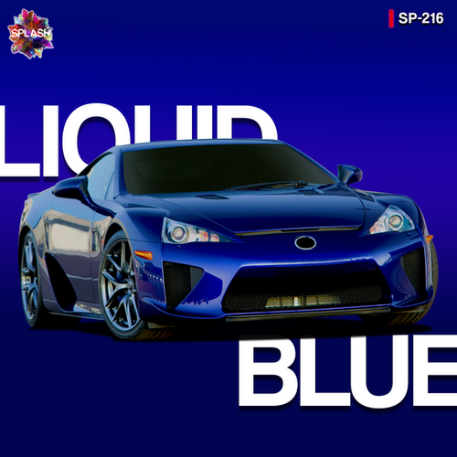 Liquid Blue Pearl | splash paints