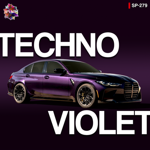 Techno Violet | splash paints