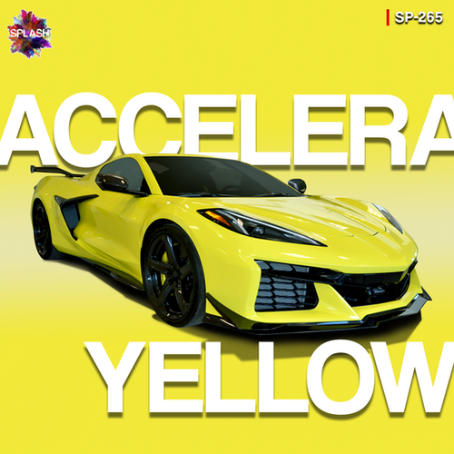 Accelerate Yellow | splash paints