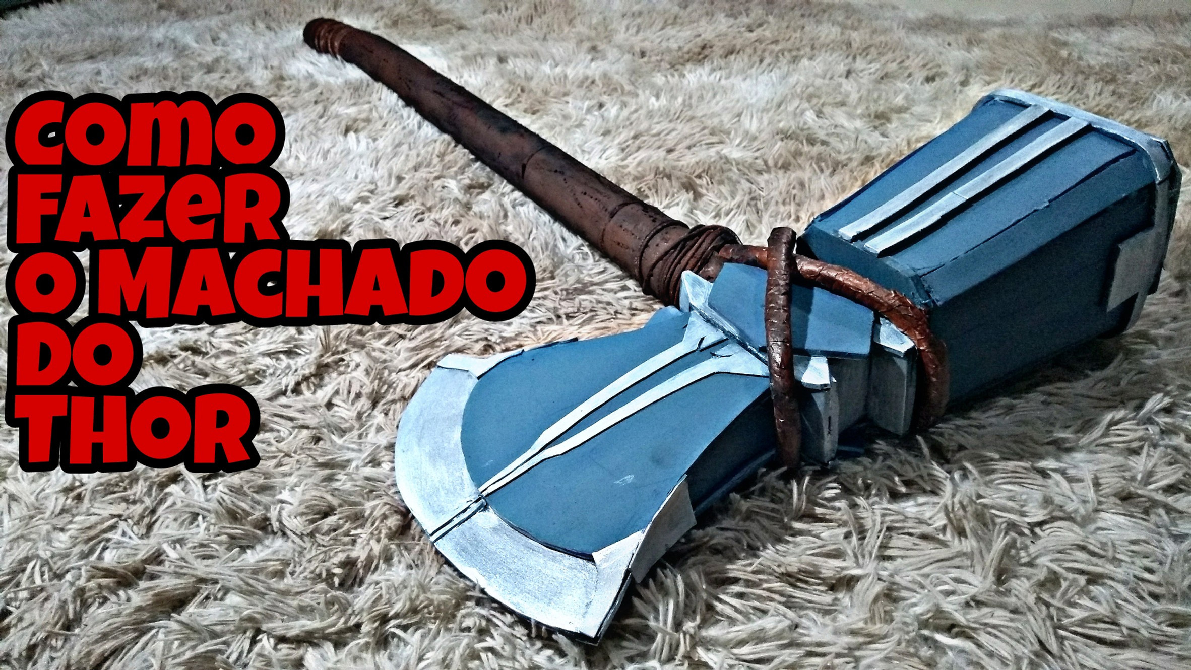 Como Fazer o Machado Do Thor