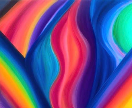 Sapphire Moonbeam Art | oil painting