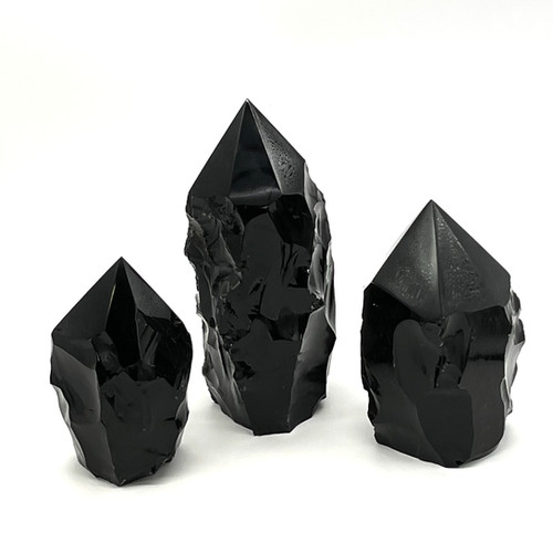 Obsidian Points with Free-form Base | Vacaville Rock Shop