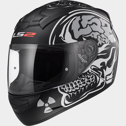 LS2 FF352 X Ray Matt Black | clubmotothailand