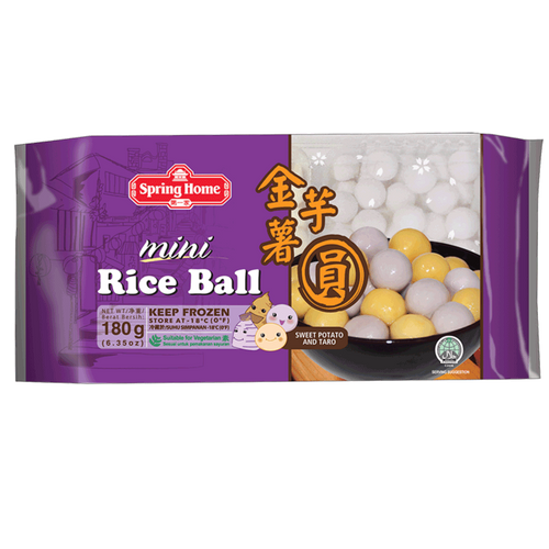 Spring Home Mini Rice Ball Sweet Potato & Taro/金薯芋圆 (180g) | TYJfood Online
