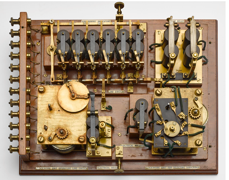 Strowgers first switch | Tribute to Relays