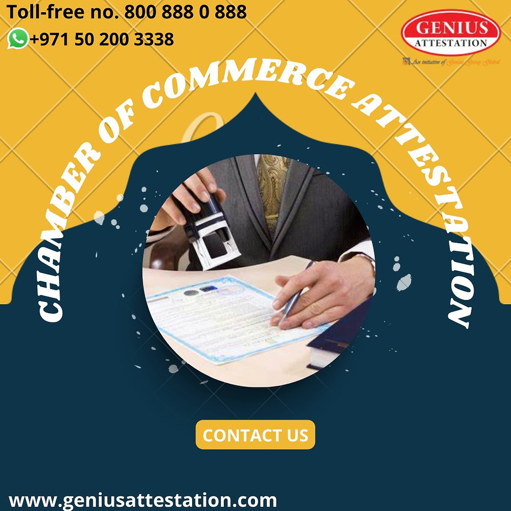 Chamber of Commerce Attestation