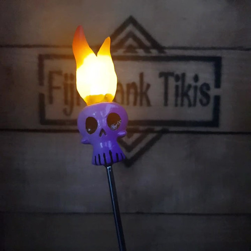 Skull Tiki Torch Swizzle | Fiji Frank Tikis