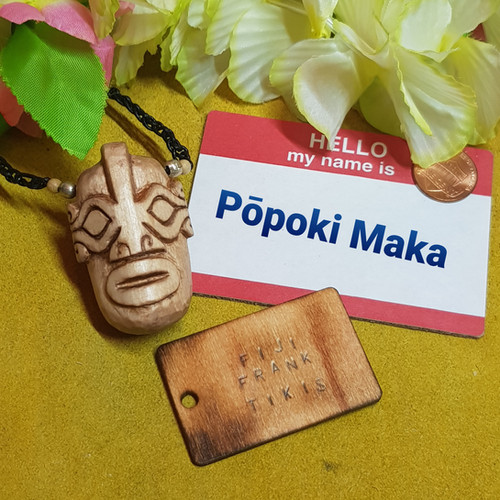 Popoki Maka & Display Crate | Fiji Frank Tikis