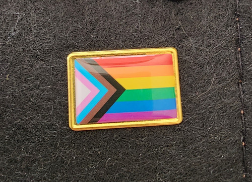 Pride Inclusive Flag Lapel Pin | Shindig Entertainmen