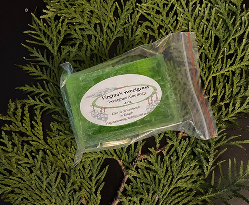 Sweetgrass Aloe Vera Soap | Virgina's Sweetgrass